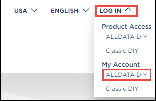 Change Your Username and Password | ALLDATA