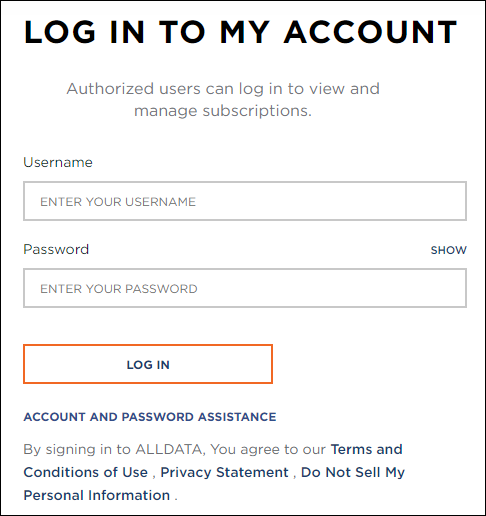 Change Your Contact Information | ALLDATA