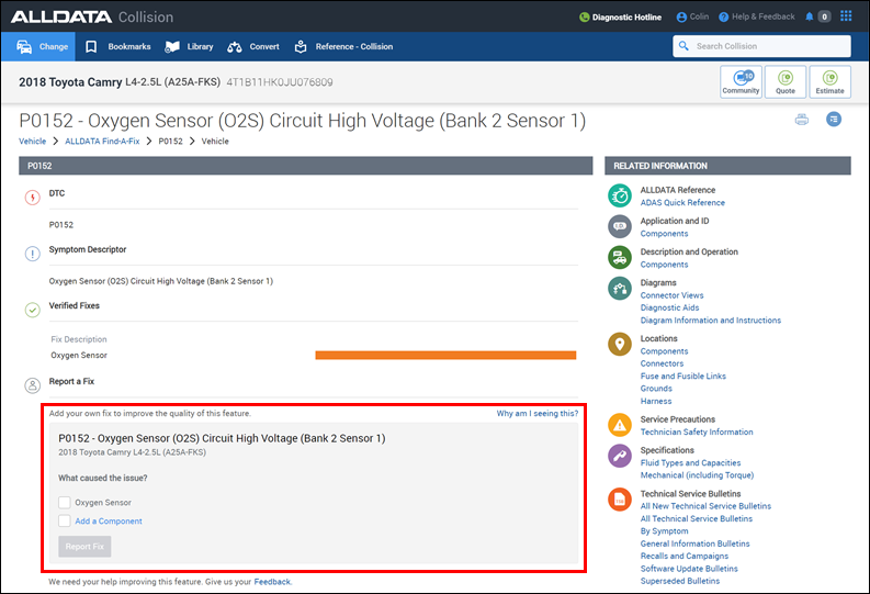 ALLDATA Find-A-Fix | ALLDATA