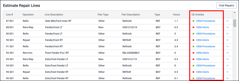 Accessing Collision Repair Information | ALLDATA