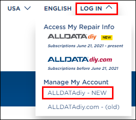 Can't Log In to Your Account | ALLDATA
