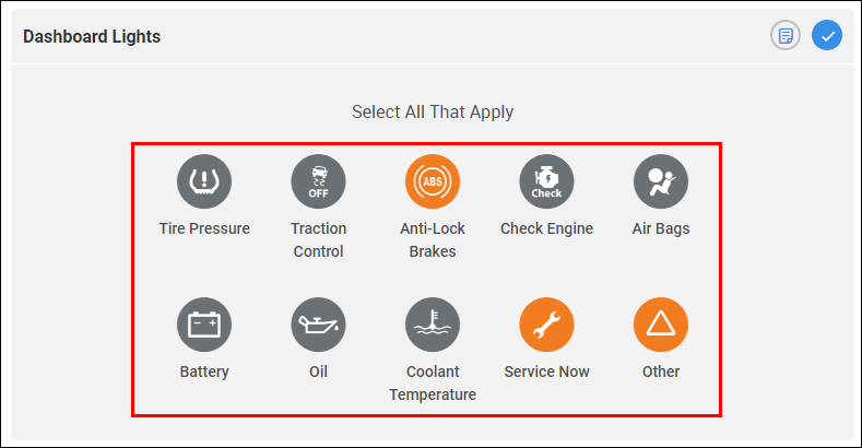 Completing an Inspection | ALLDATA