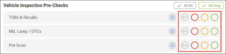 Completing an Inspection | ALLDATA